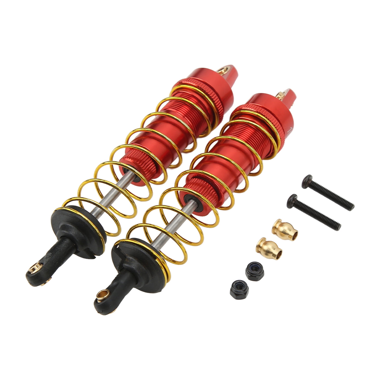 Tersalle 2 Sets RC Shock Absorber Oil Adjustable Alloy Aluminum Shock ...