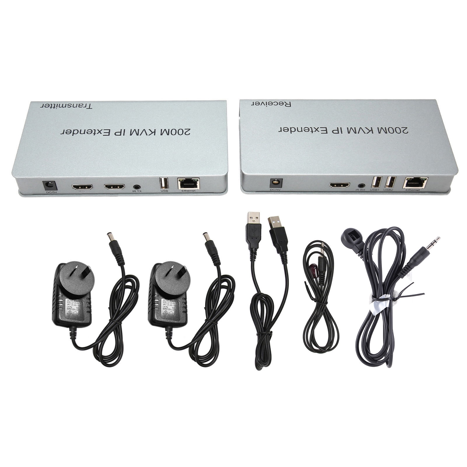 Tersalle 200m KVM IP Extender RJ45 HD Multimedia Interface KVM Over IP ...