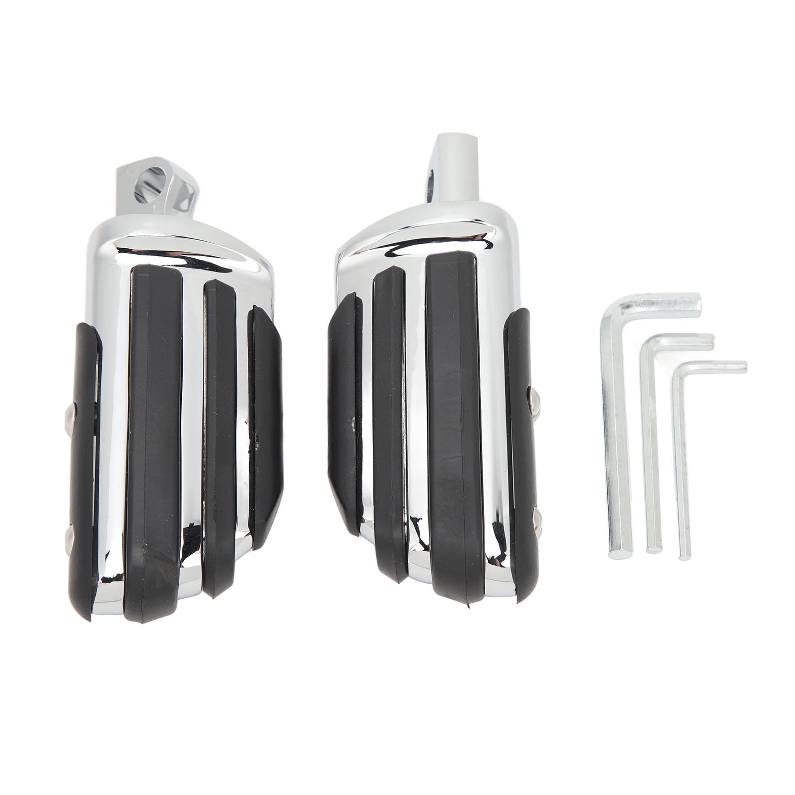 Tersalle 2PCS Motorcycle Highway Pegs Left Right Heavy Duty Rotatable ...