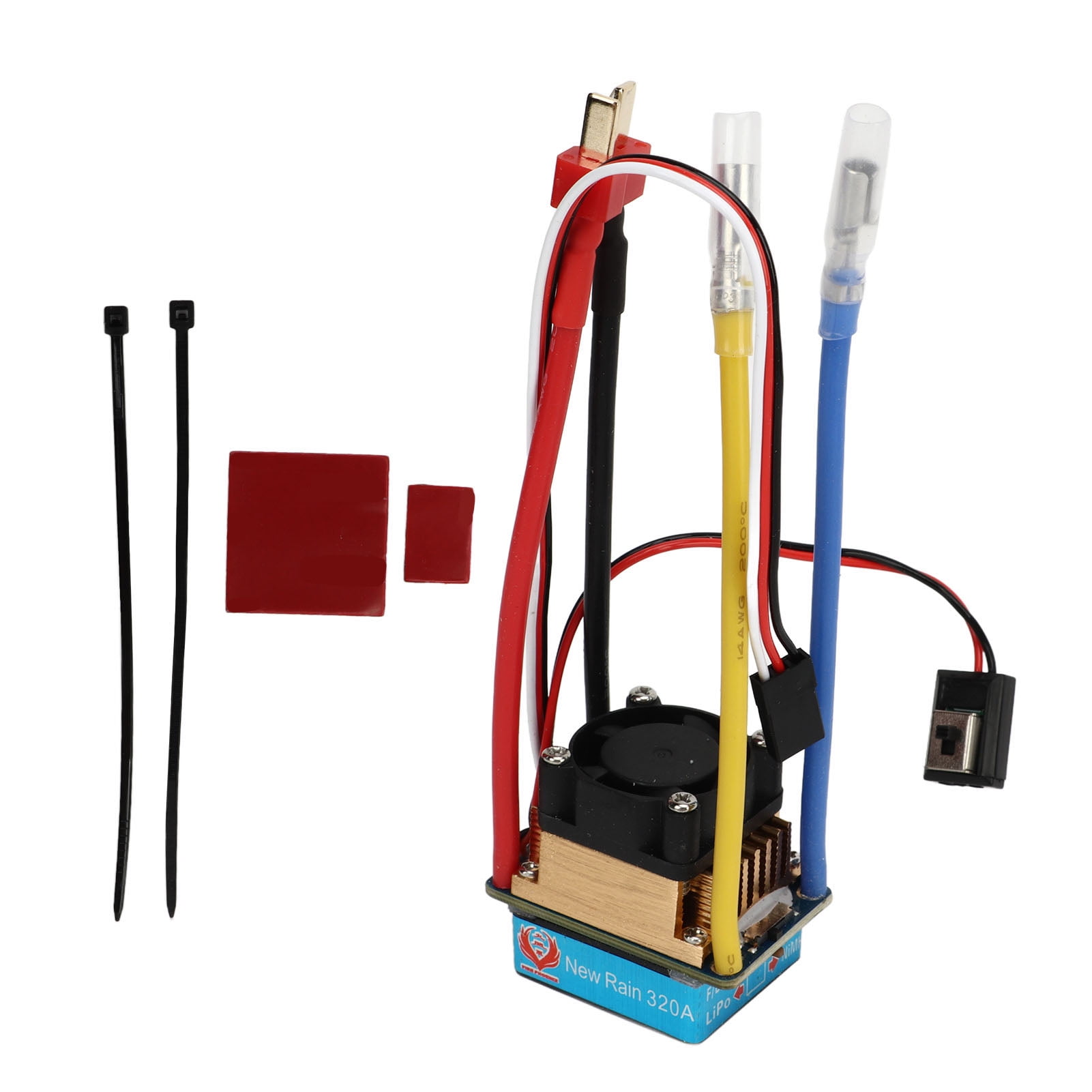 Tersalle 320A Dual Way Bidirectional Brushed ESC with Fan 3A 5V 3 Modes ...