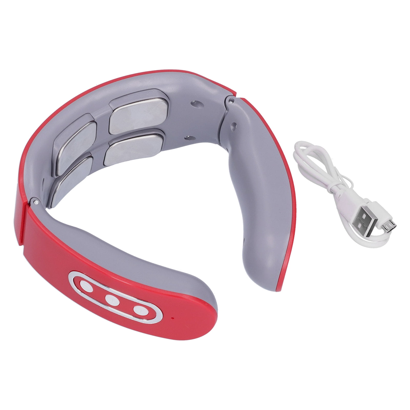 Tersalle 4 Massage Head Neck Massager Electric Hot Compress Relieve ...