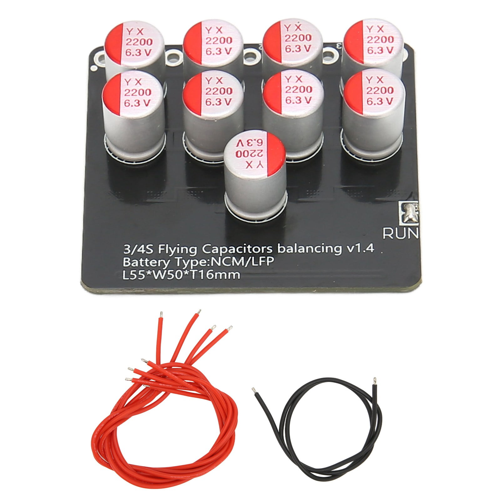 Tersalle 5 Strings Lithium Battery Active Equalizer 2.2V to 4.5V Universal Active Equalizer ...