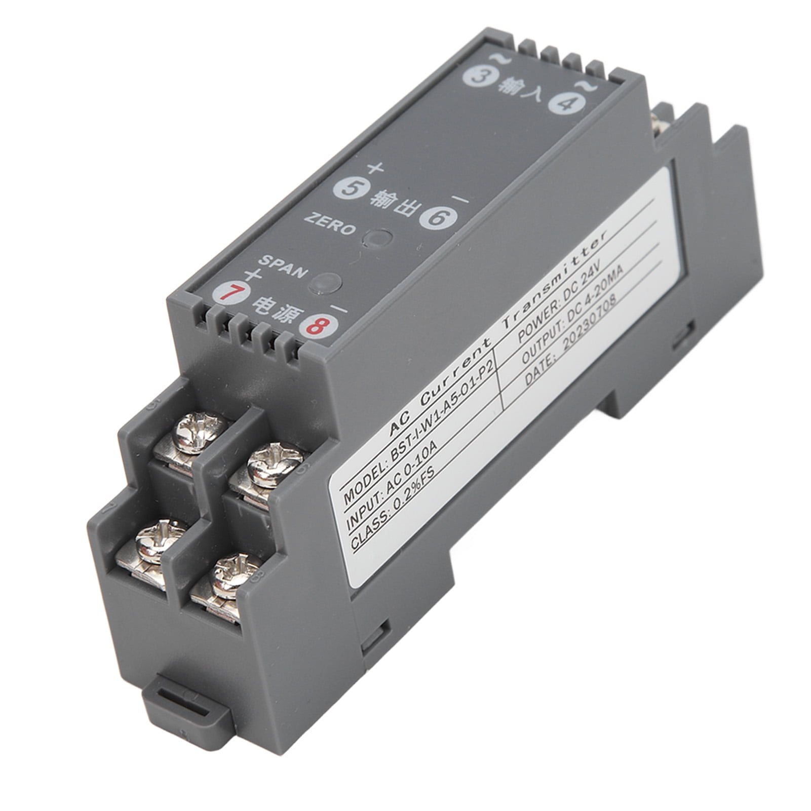 Tersalle AC Current Transmitter 1 in 1 Out Signal Isolation Conversion ...