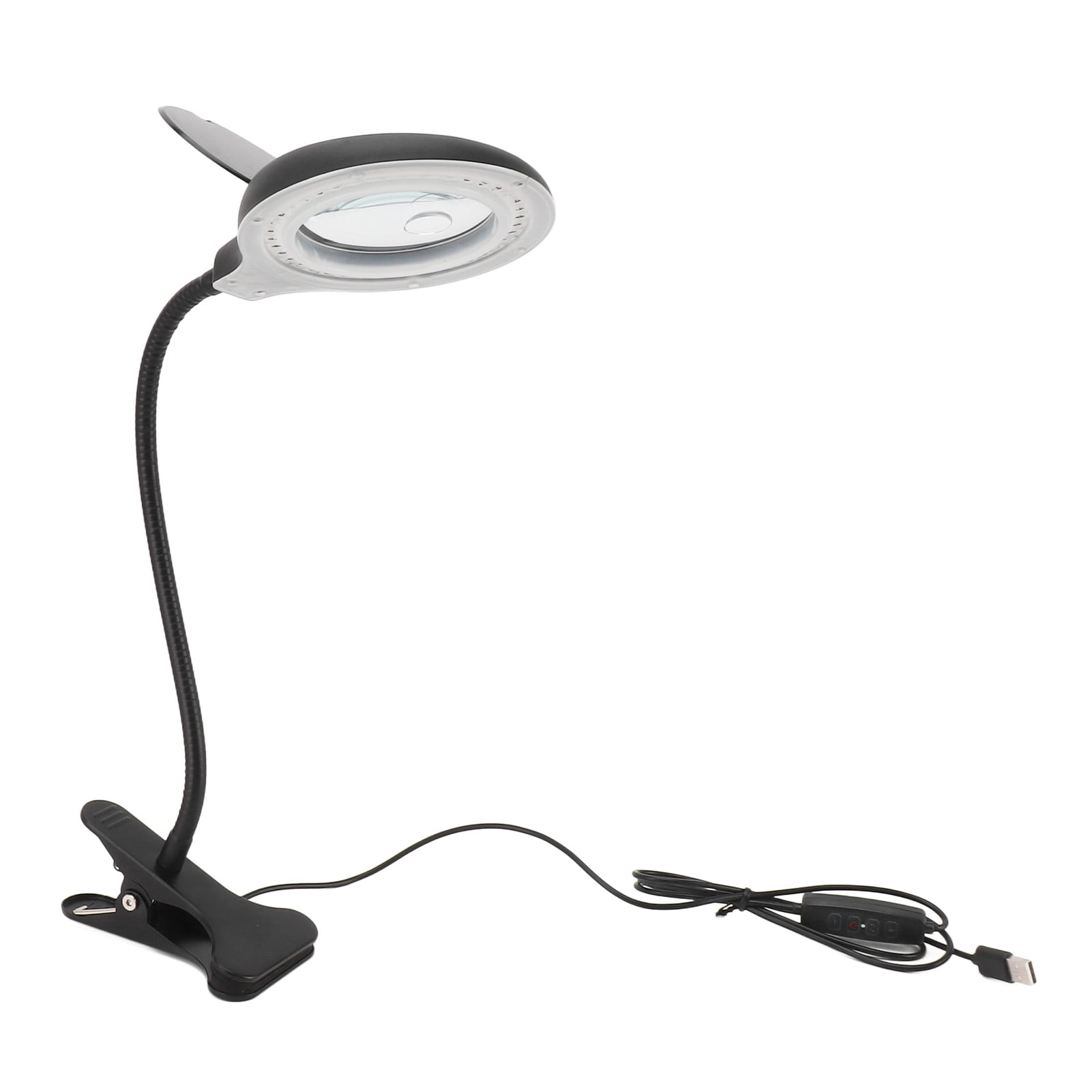 Tersalle Clip On Magnifying Glass with Light Iron and PP Adjustable LED ...