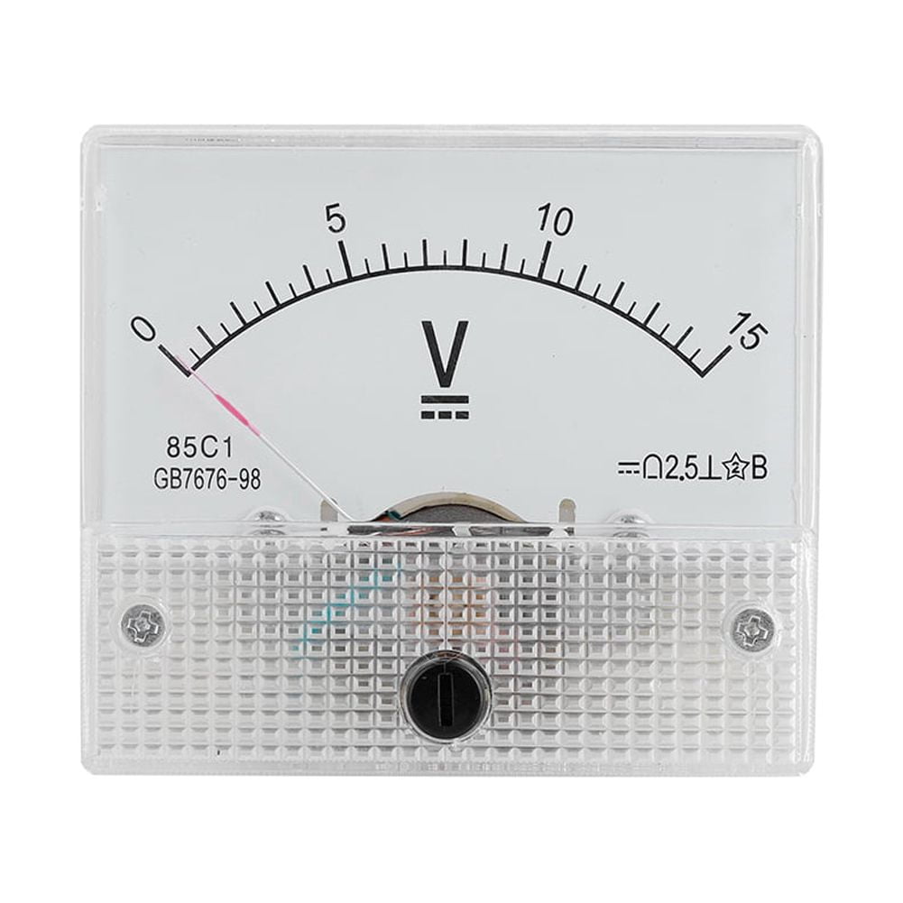 Tersalle DC 0-15V DC Analog 85C1 Current Voltmeter Voltage 2.5 Accuracy ...