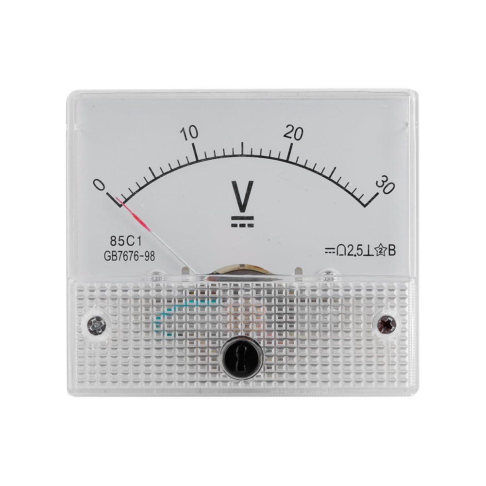 Tersalle DC 0-30V DC Analog 85C1 Current Voltmeter Voltage 2.5 Accuracy Voltage Analog Voltmeter ...