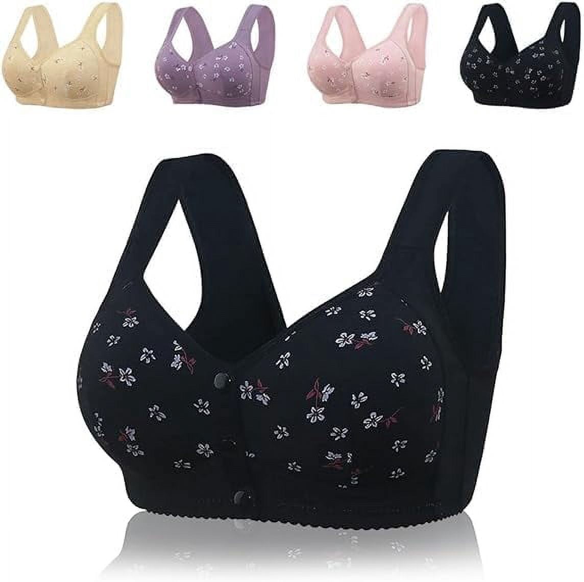Tersalle Daisy Bra for Women, Comfortable Front Closure Button Bras ...