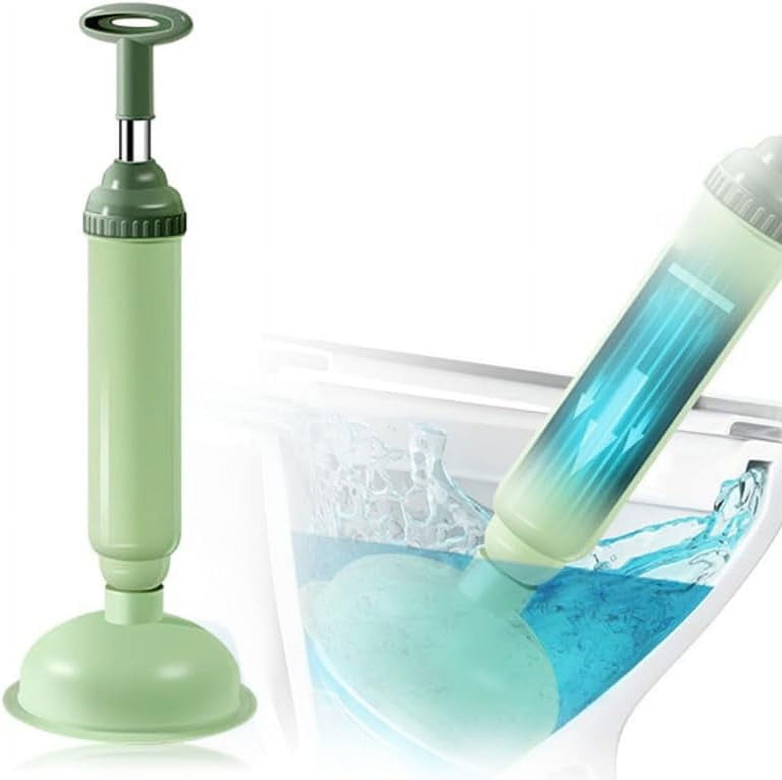 Tersalle High Pressure Toilet Unblock One Shot Toilet Pipe Plunger ...