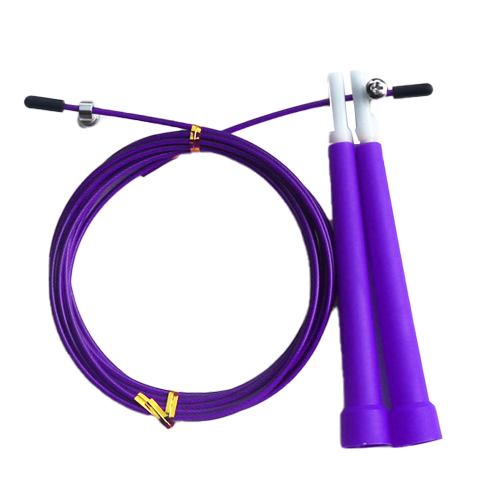 KUAA Jump Rope for Kids Adults Men Women Steel Wire Adjustable Speed ...