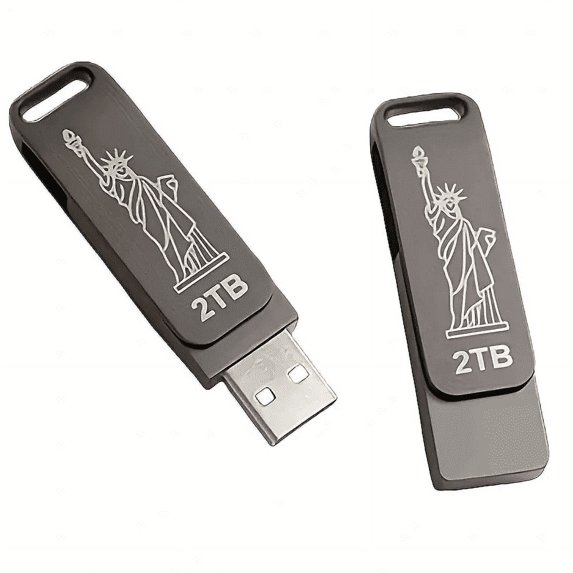 Tersanhong 2TB USB 3.0 Flash Drive, High-Speed Portable Data Storage ...