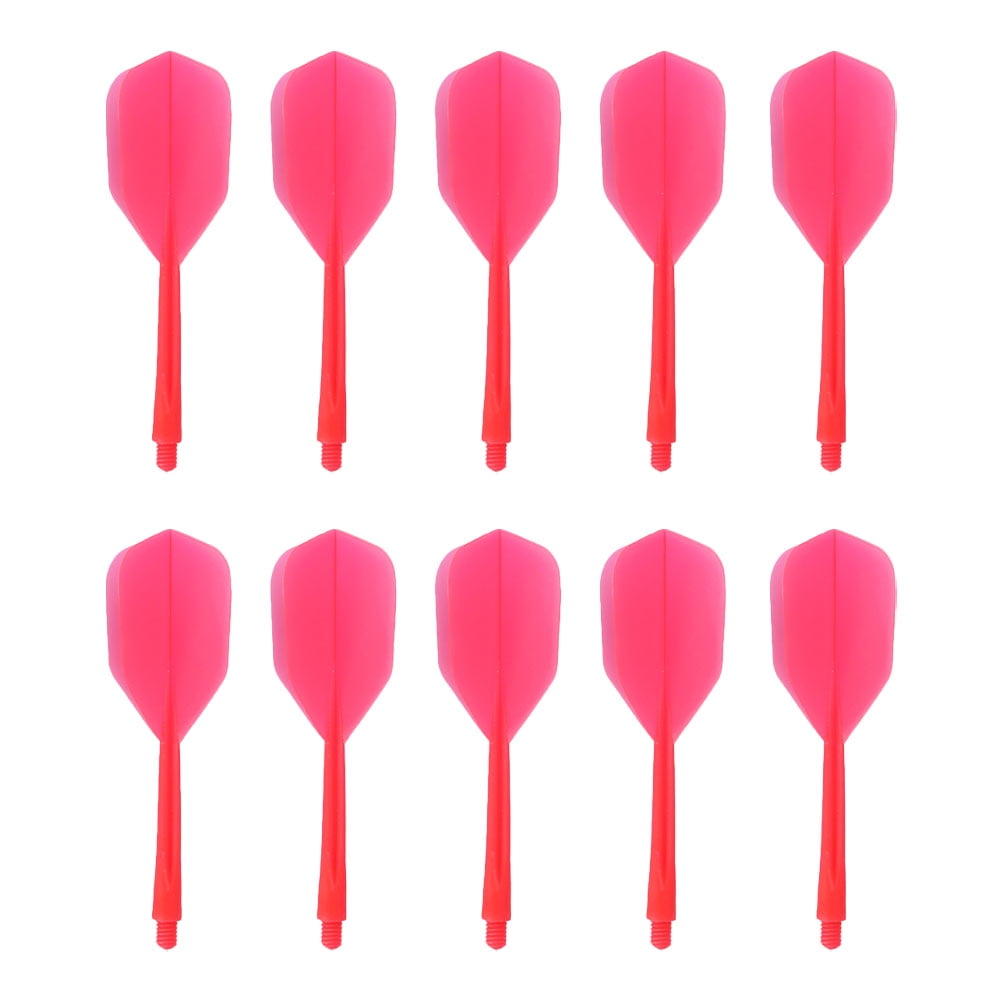 Tersarium 10 Pcs Professional Dart Flights and Shafts Dart Accessory ...