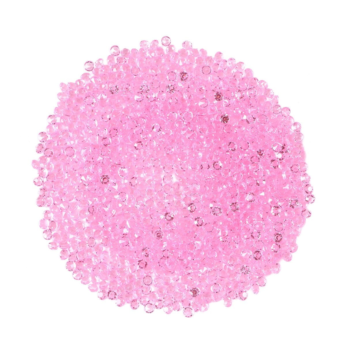 Tersarium 1000pcs 3mm Transparent Wedding Table Scattering Crystals ...