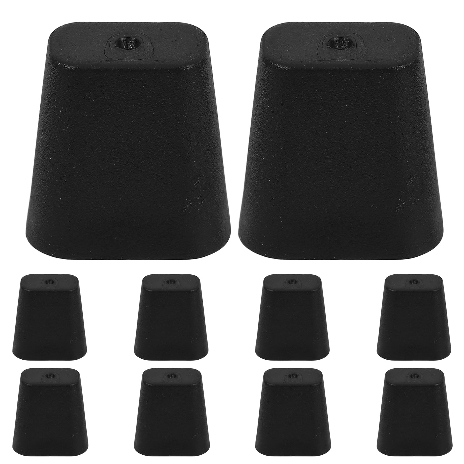 Tersarium 10pcs Kitchen Sink Rack Feet Sink Protector Black Rubber Feet ...