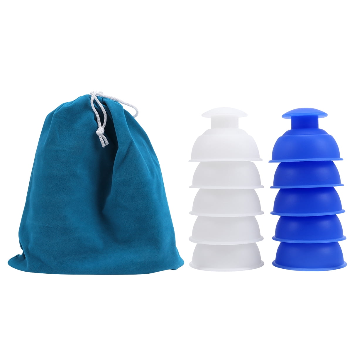 Tersarium 11pcs Silicone Cupping Moisture Absorbing Cupping Cup Cupping ...