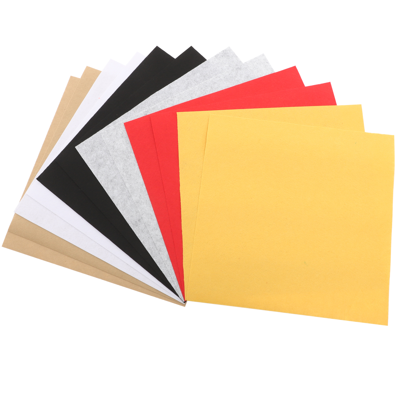 Tersarium 12 Sheets of DIY Felt Materials Kids Handmade Felt Materials ...