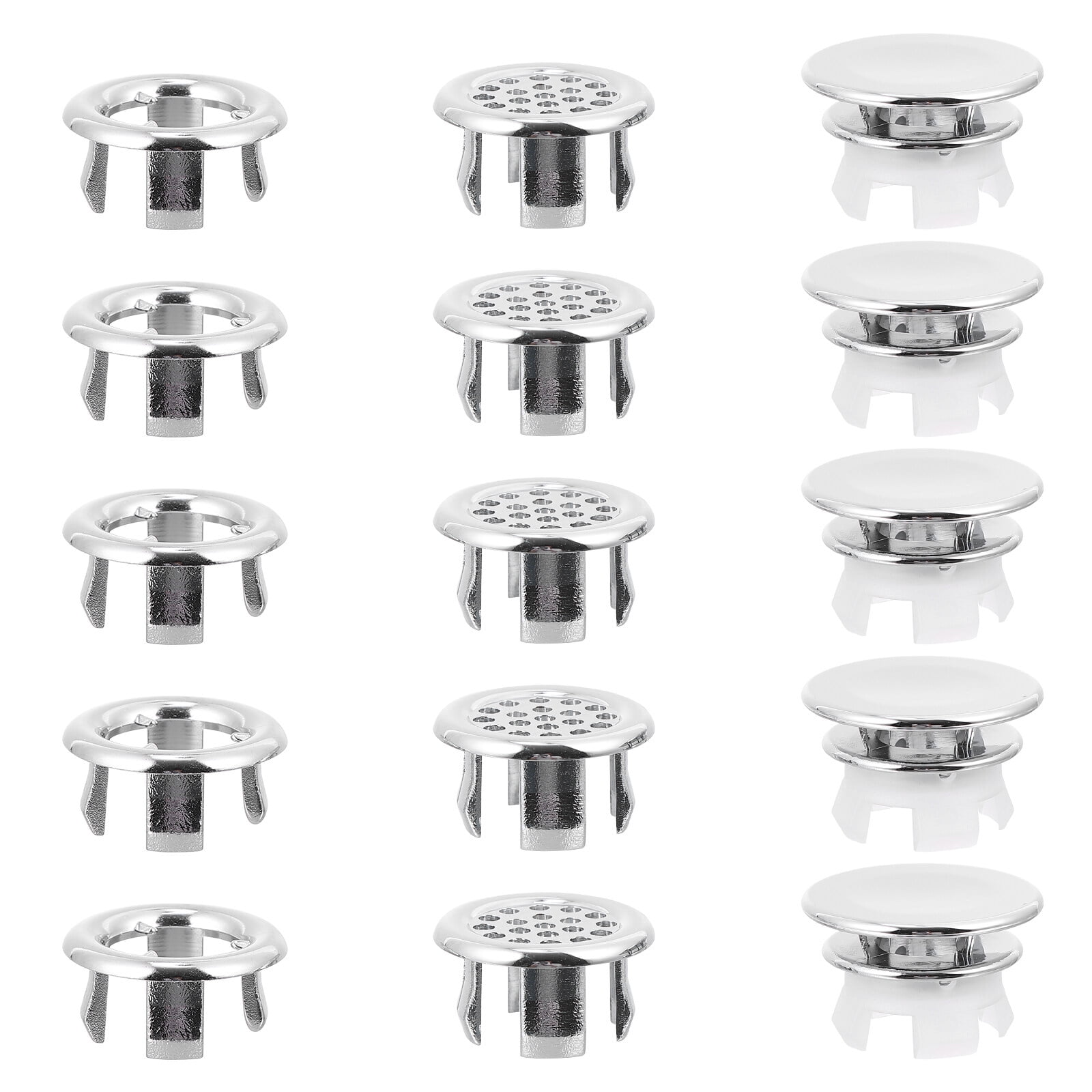 Tersarium 15pcs Bathroom Wash Basin Overflow Rings Bathroom Sink ...