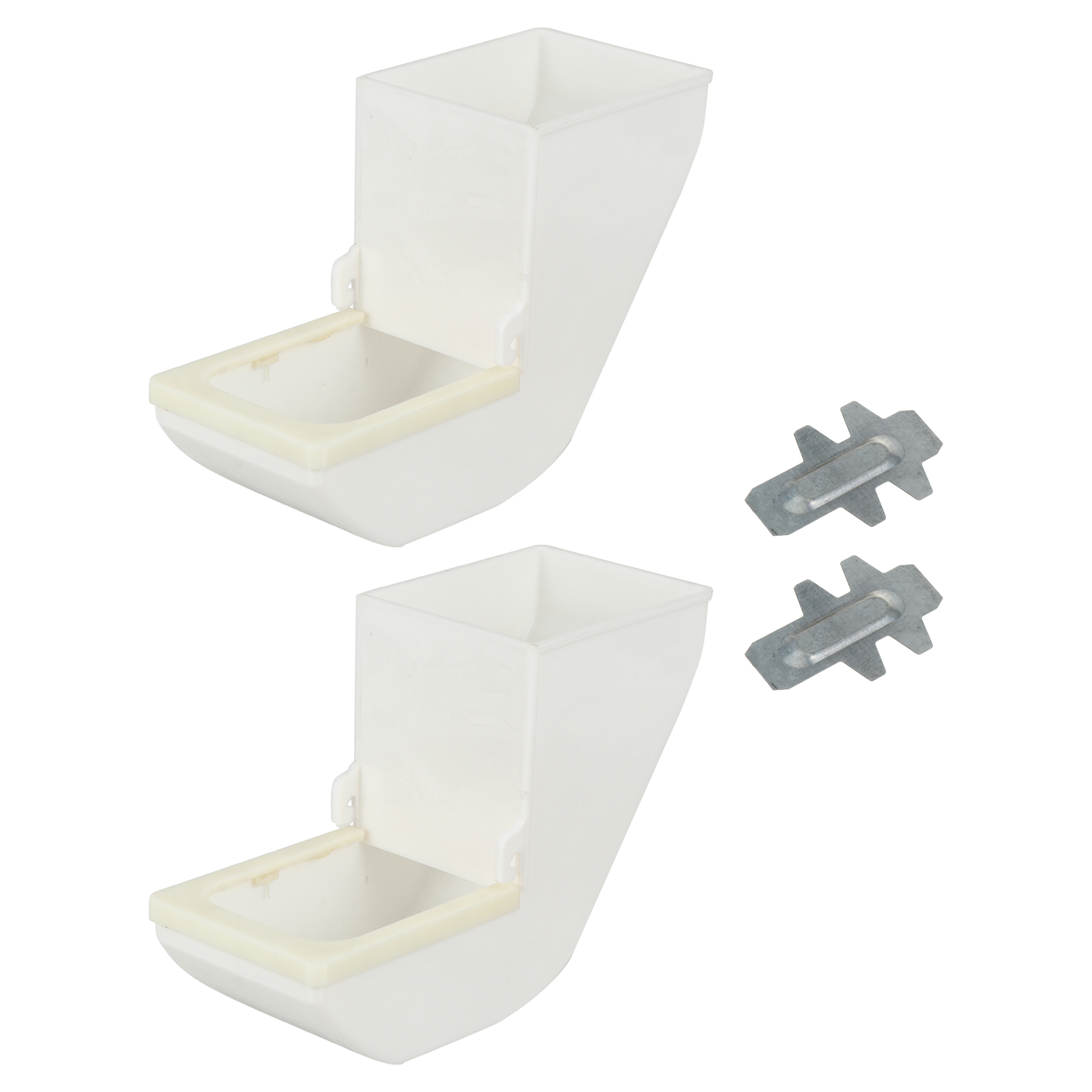 Tersarium 2pcs Automatic Bird Feeder Outdoor Hanging Bird Food Box ...