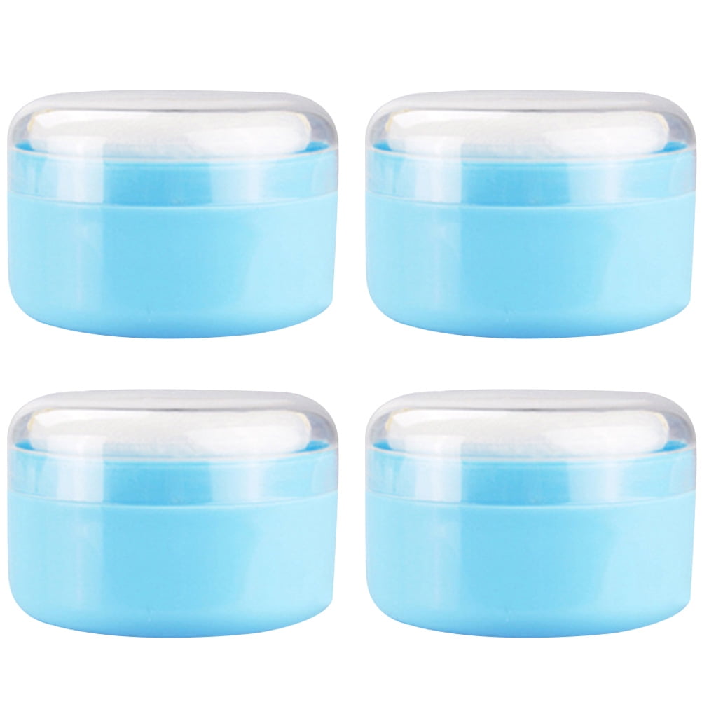 Tersarium 4pcs Body Powder Puff And Container Set Baby Body Powder ...
