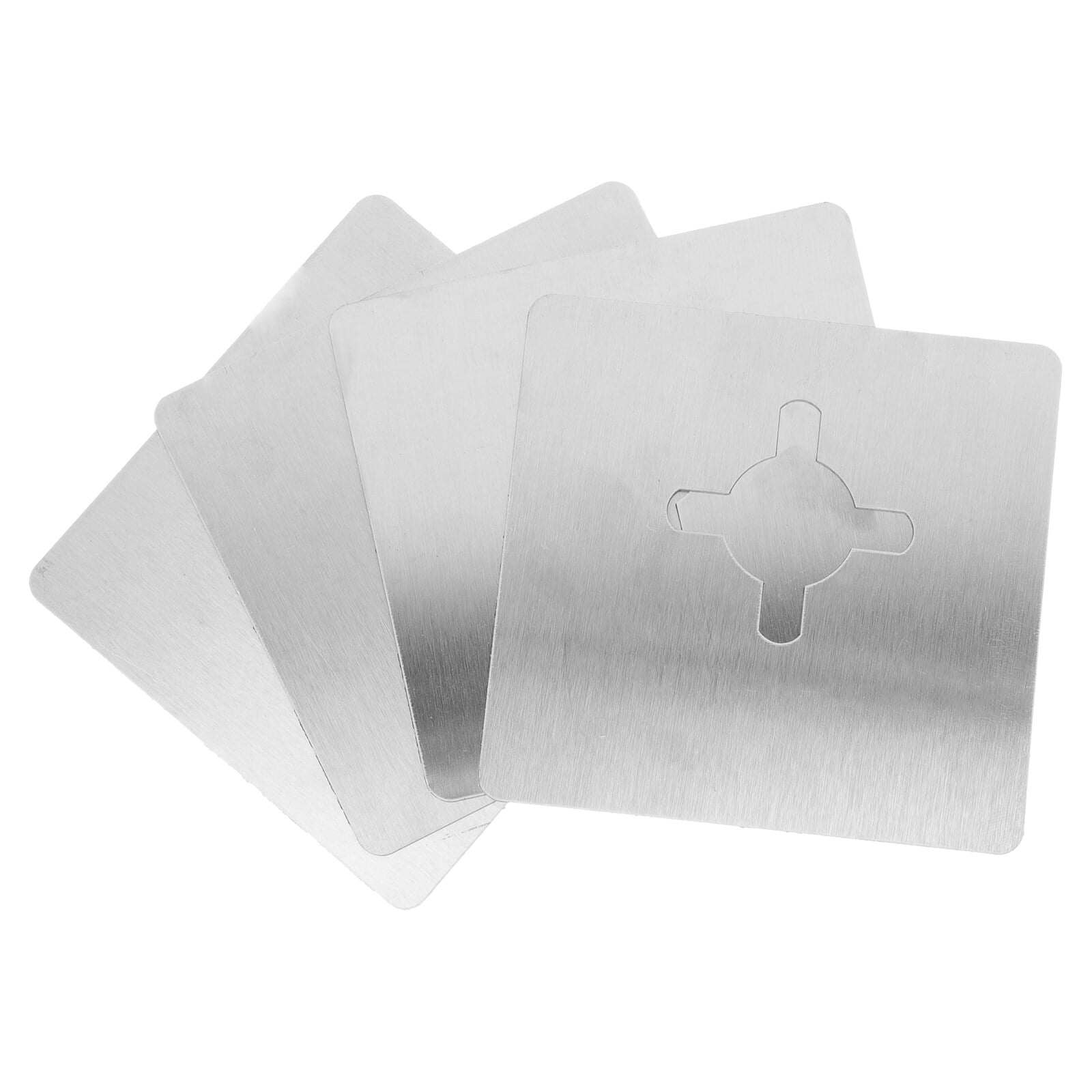 Tersarium 4pcs Stainless Steel Door Lock Reinforcement Plate Door Lock ...