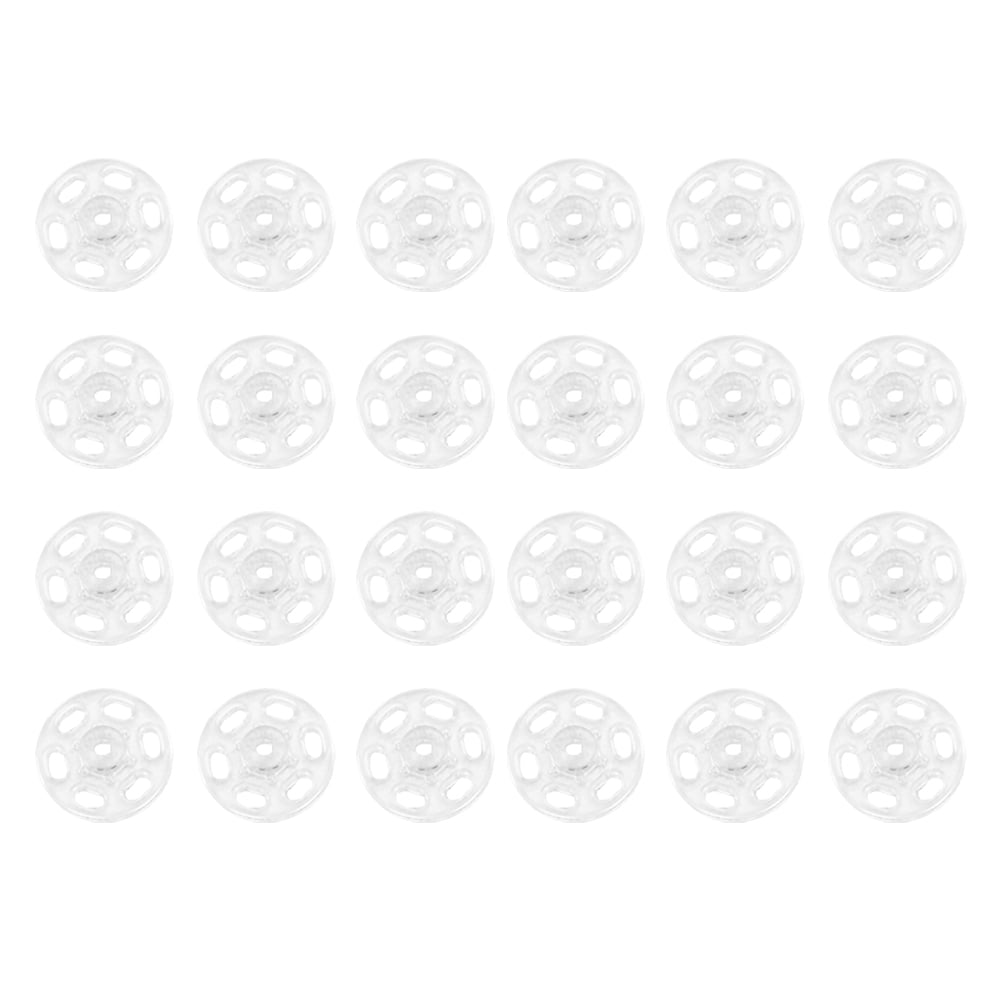 Tersarium 500pcs Invisible Transparent Button Plastic T-shirt Button ...