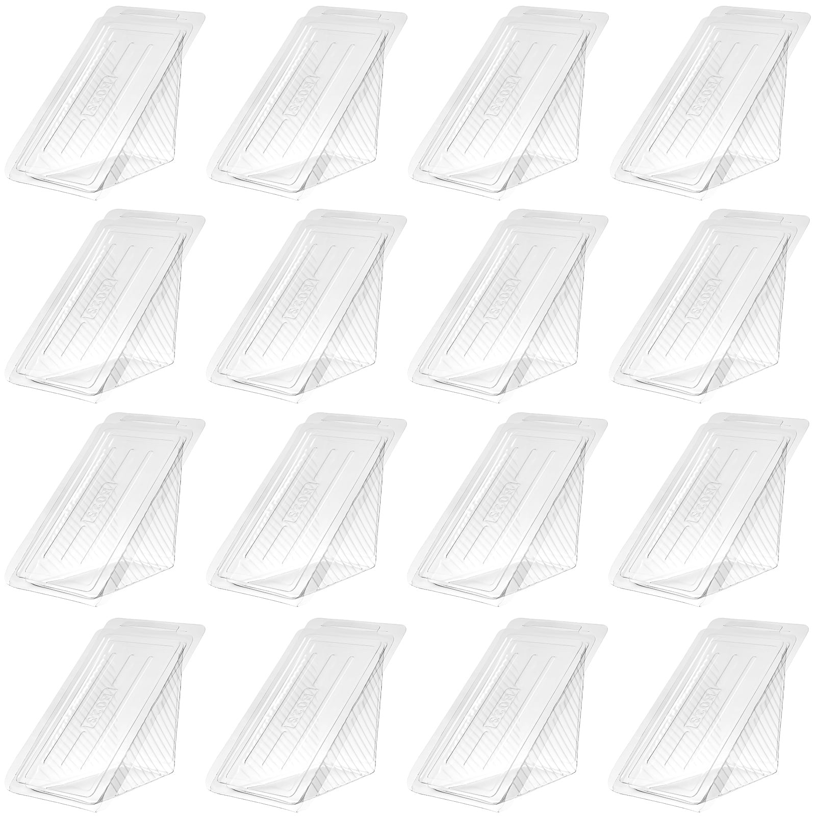 Tersarium 50pcs Cake Box Clear Bakery Boxes Single Muffin Container ...