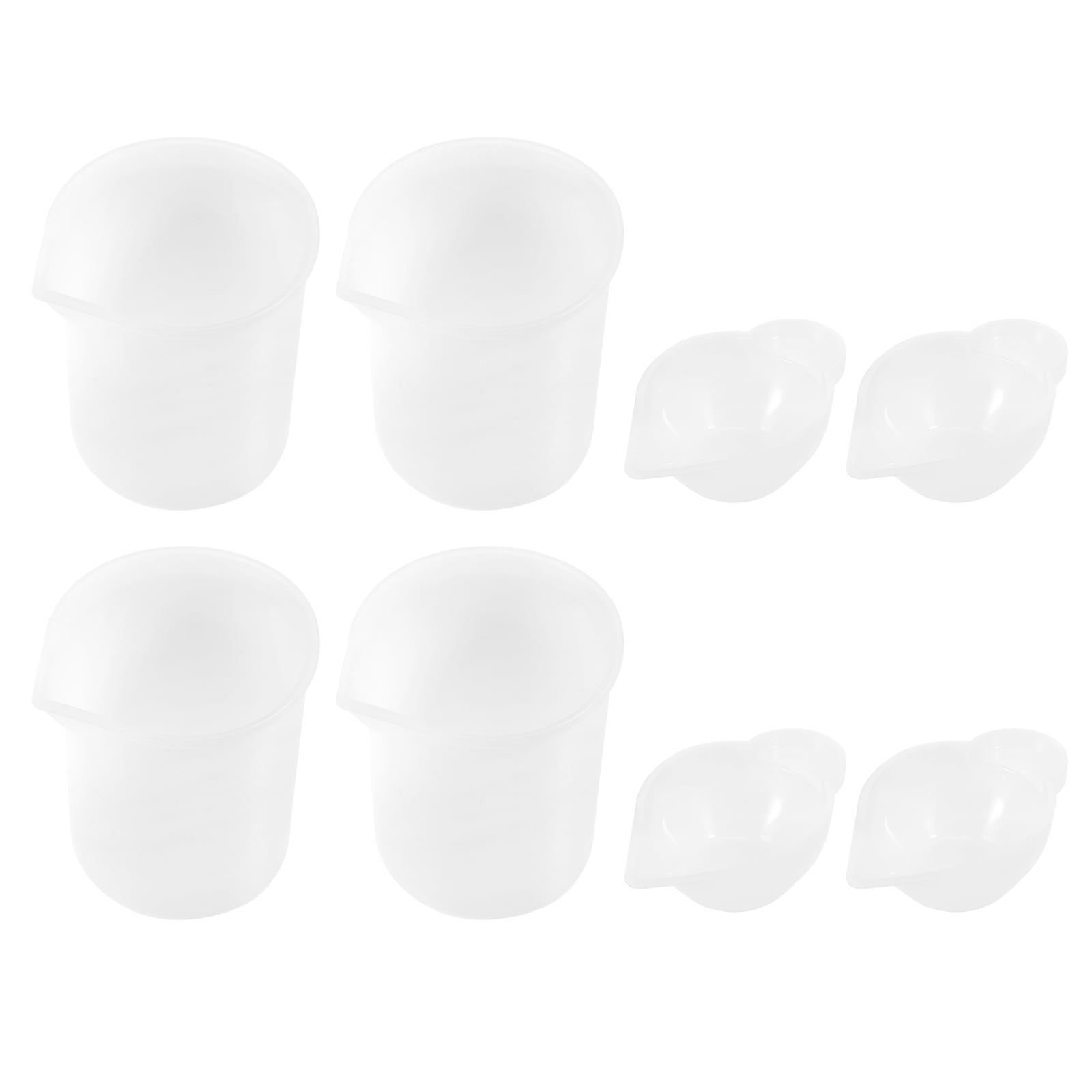 Tersarium 8Pcs Pigment Coloring Toning Cup Silicone Colour Mixing Cup ...