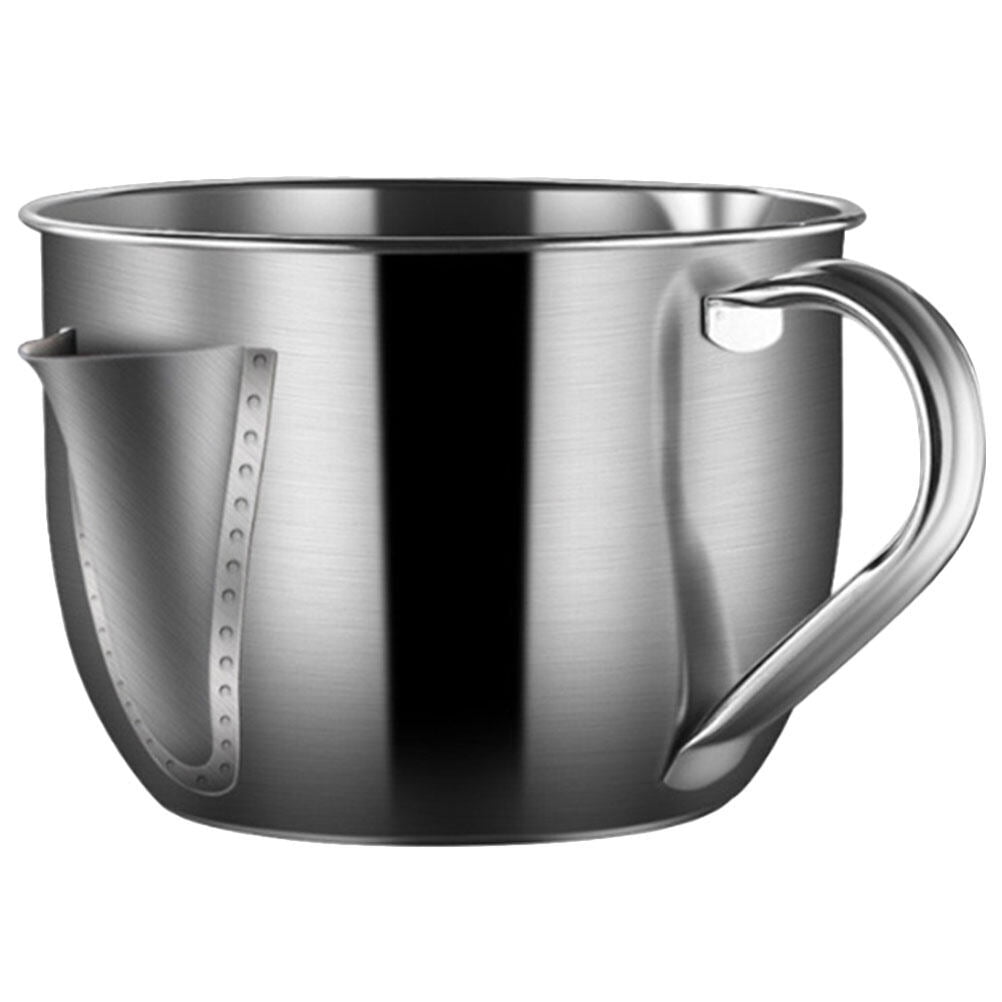 Tersarium Grease Filtering Pot Stainless Oil Container Home Oil Filter ...