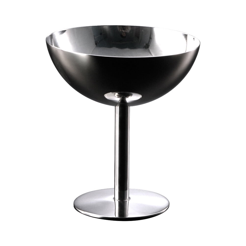 Tersarium Metal Dessert Cups: Footed Yogurt Salad Bowls Stainless Steel ...