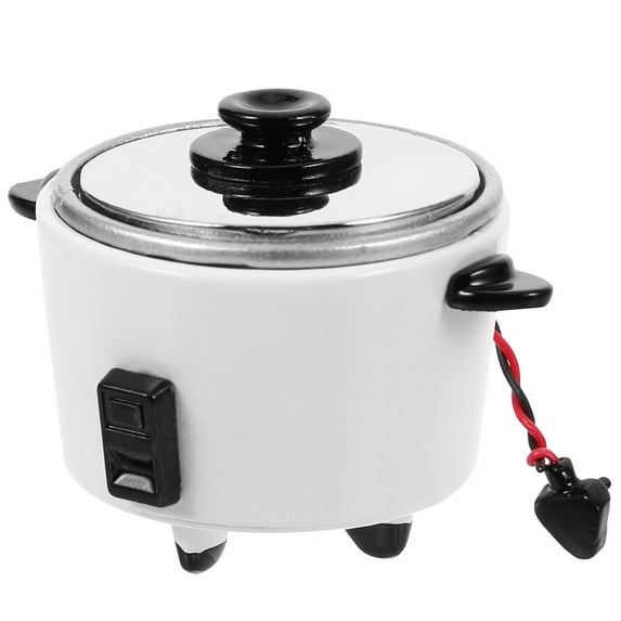 Tersarium Mini Electric Rice Cooker, 3.6x3x2.7cm Metal Miniature ...