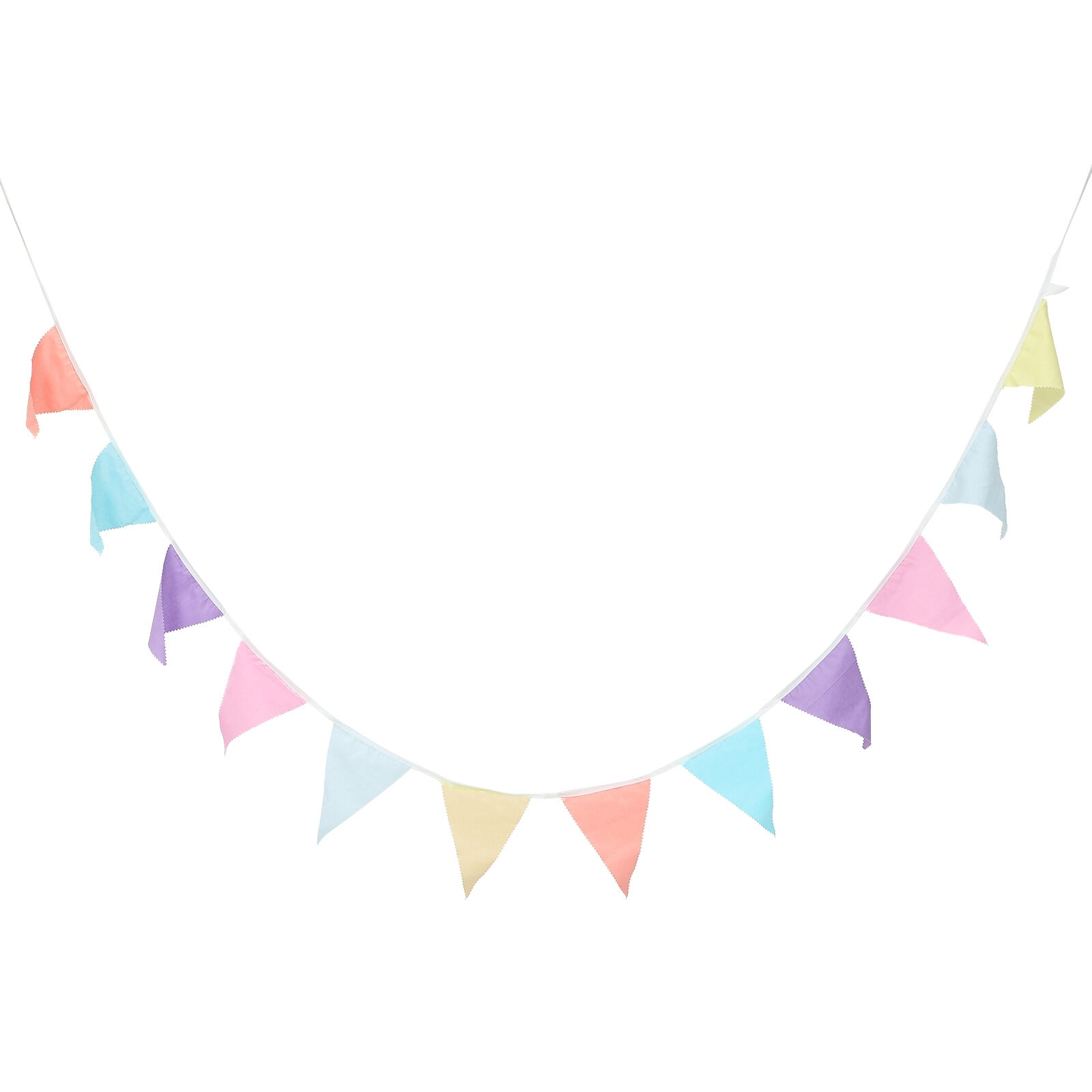 Tersarium Pastel Pennant Banners Triangular Flag Washable Reusable for ...