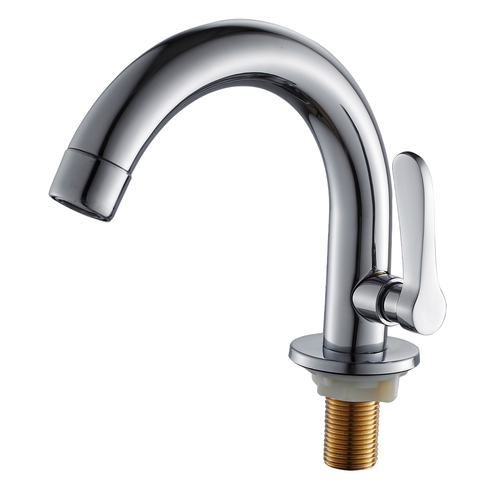 Tersarium Stainless Steel Faucet Single Cold Basin Water Faucet Metal ...