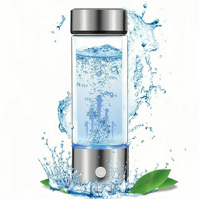 BITOUSHI Hydrogen Water Bottle, Rechargeable Portable Hydrogen Water Ionizer Machine, PEM SPE ...