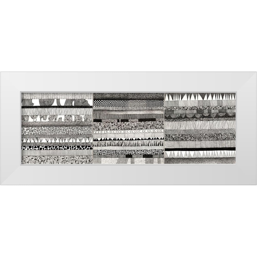 Teruzzi, Vittorio 18x9 White Modern Wood Framed Museum Art Print Titled ...
