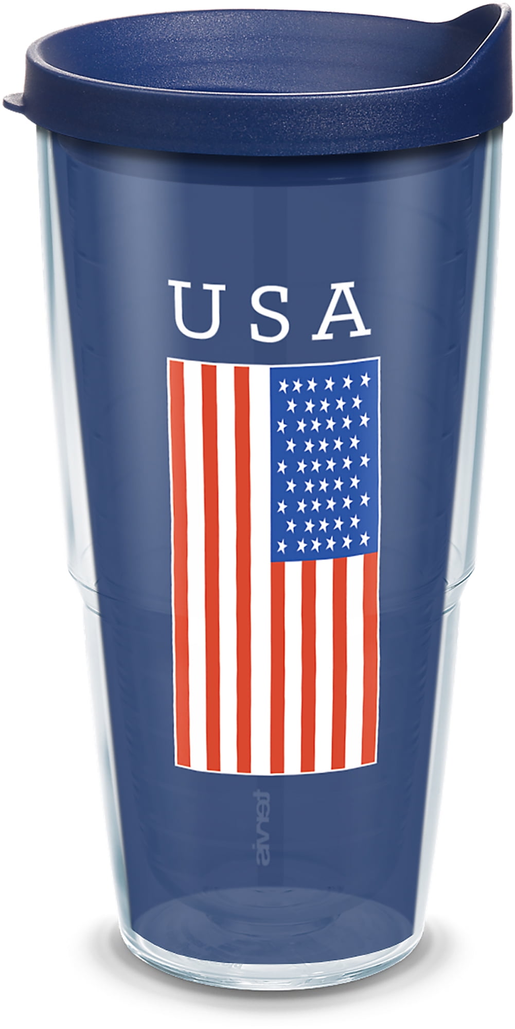 Tervis Americana USA Flag Made in USA Double Walled Insulated Travel ...