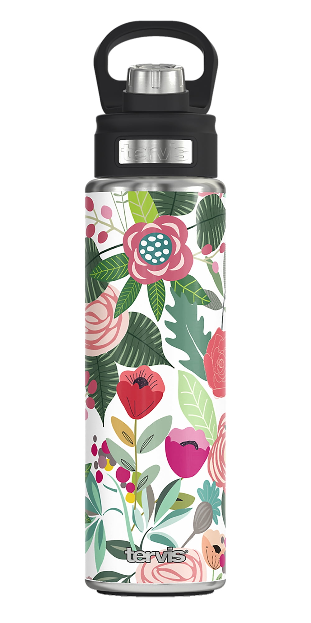 Tervis Budding Bliss Triple Walled Insulated Travel Tumbler, Budding Bliss - 24oz Wide Mouth ...