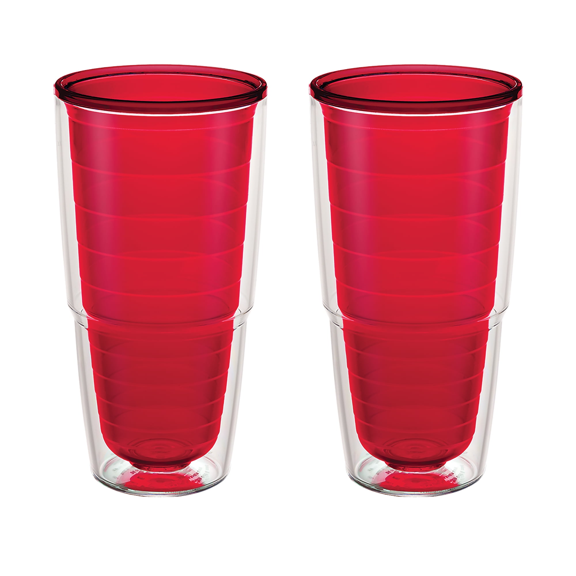 Tervis Clear & Colorful Tabletop Made in USA Double Walled Insulated ...