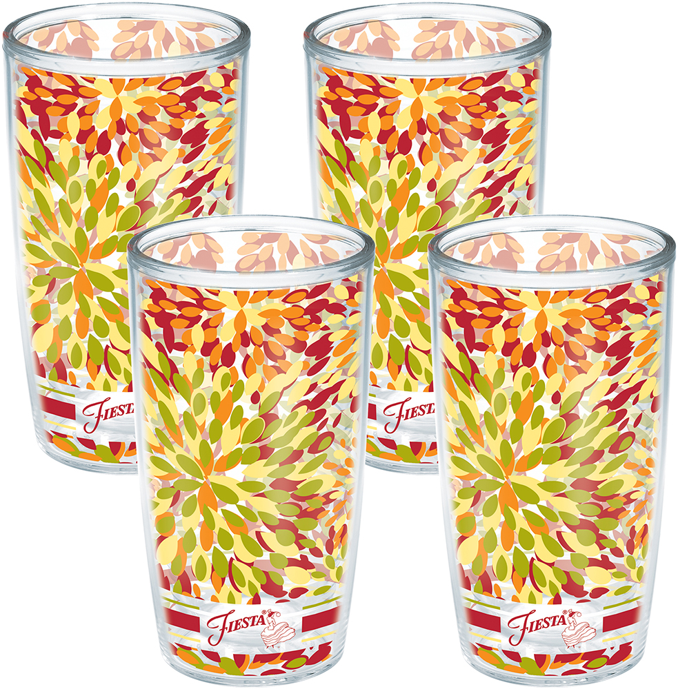 Tervis Fiesta Sunny Calypso Made in USA Double Walled Insulated Tumbler ...