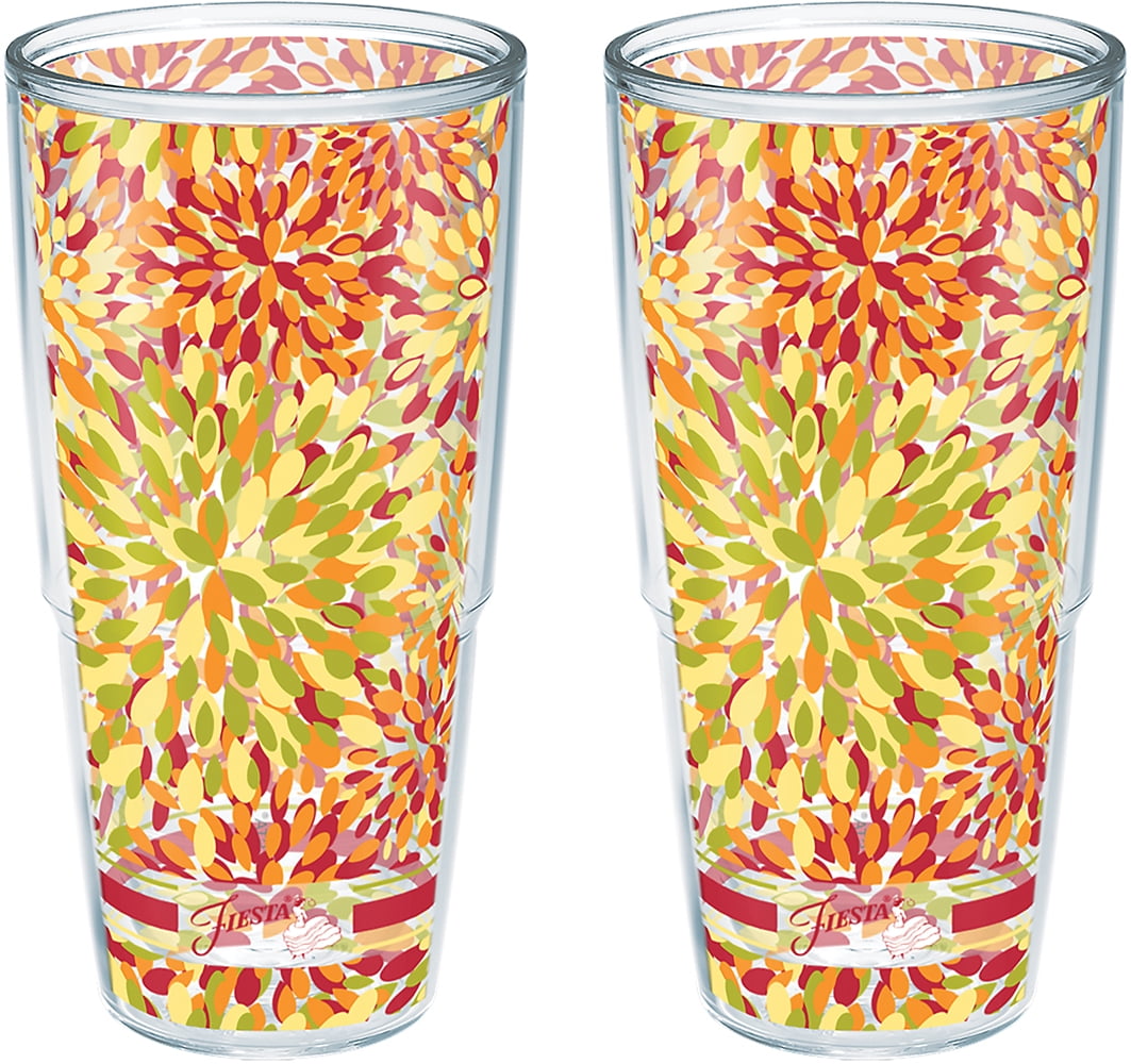 Tervis Fiesta Sunny Calypso Made in USA Double Walled Insulated Tumbler ...