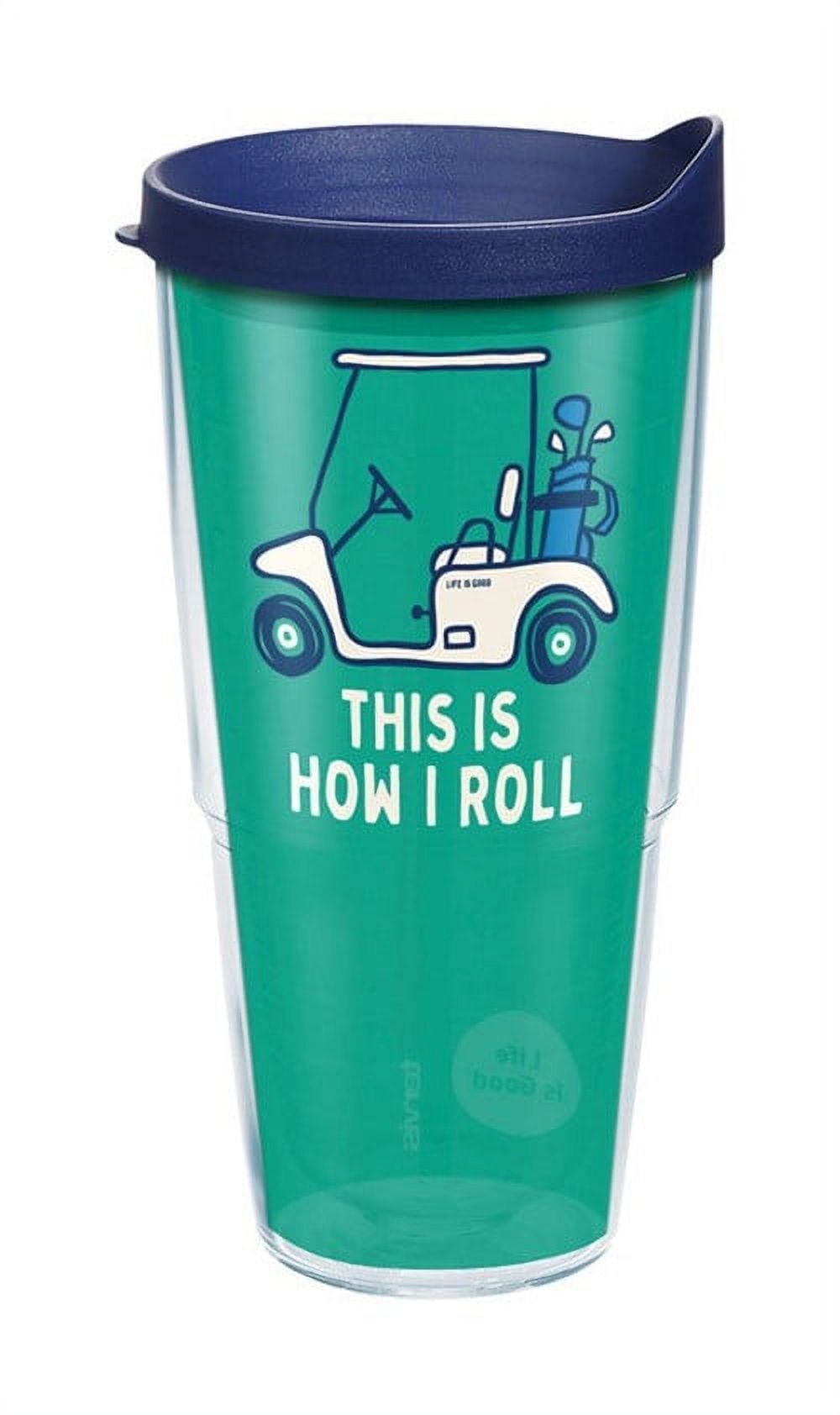 Tervis Life Is Good 24 oz. Golf Cart Clear BPA Free Tumbler - Walmart.com