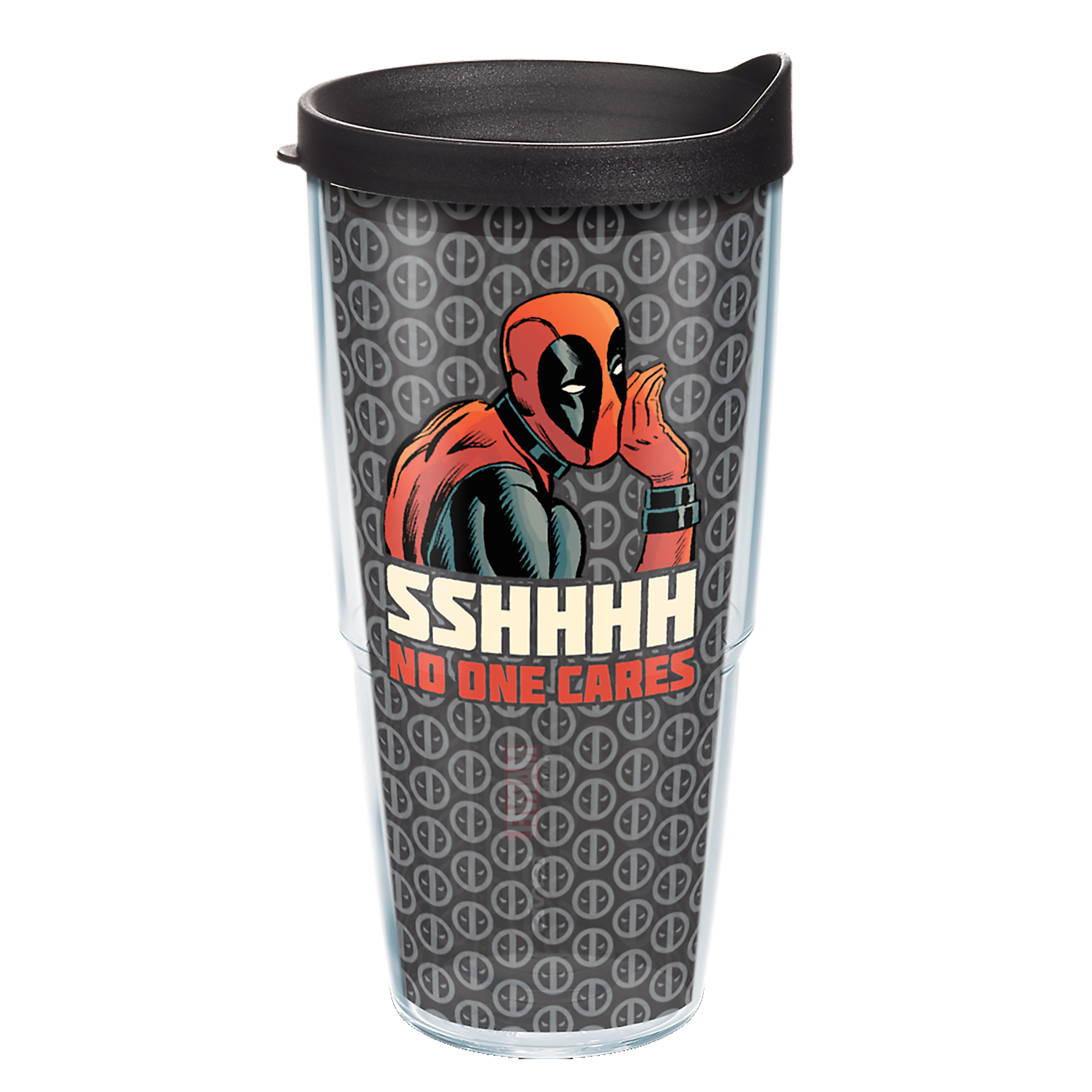 Tervis Marvel Deadpool Shhh No One Cares Made in USA Double Walled ...