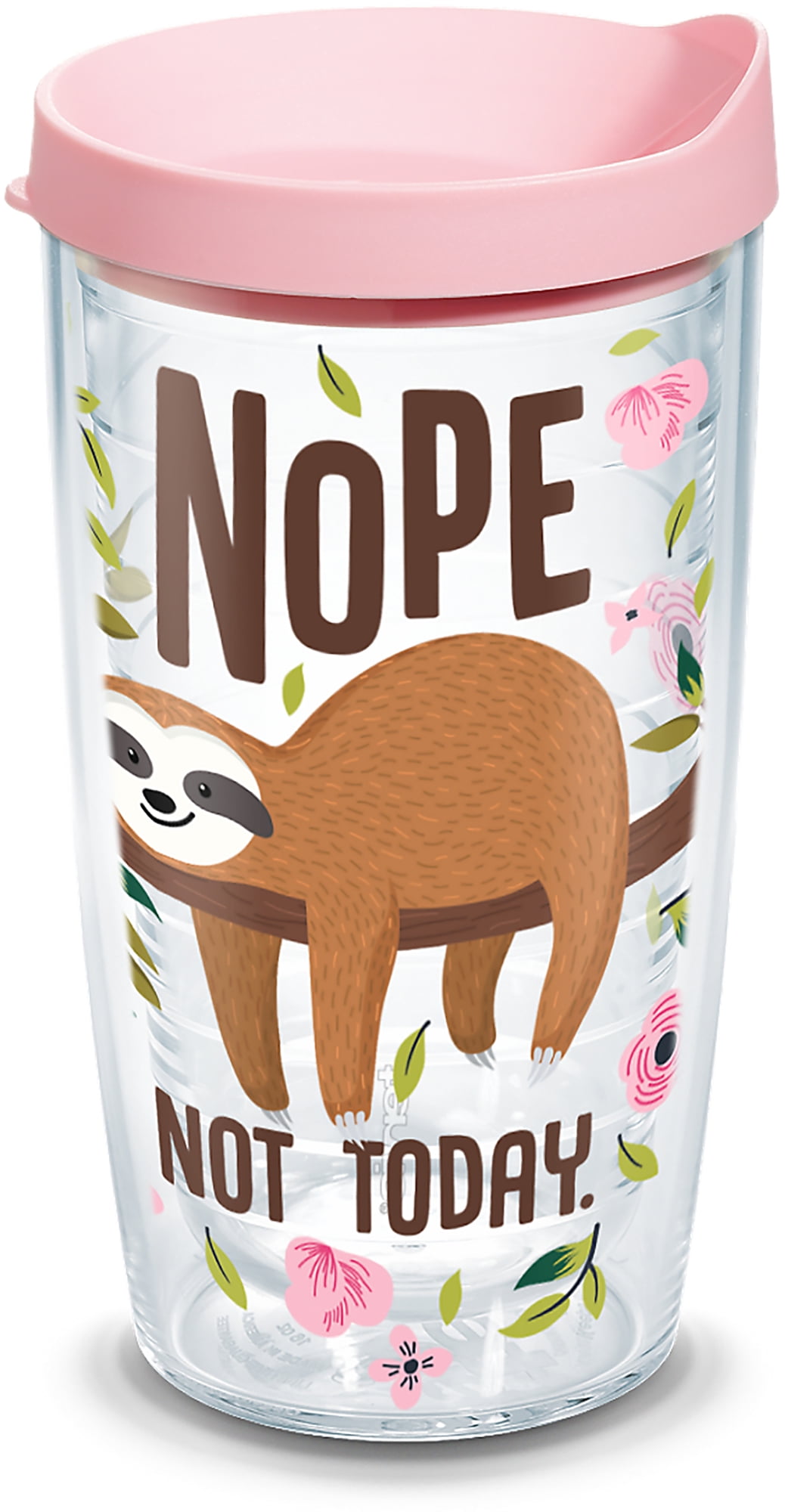 Tervis Sloth Nope Not Today Made in USA Double Walled Insulated 16oz ...