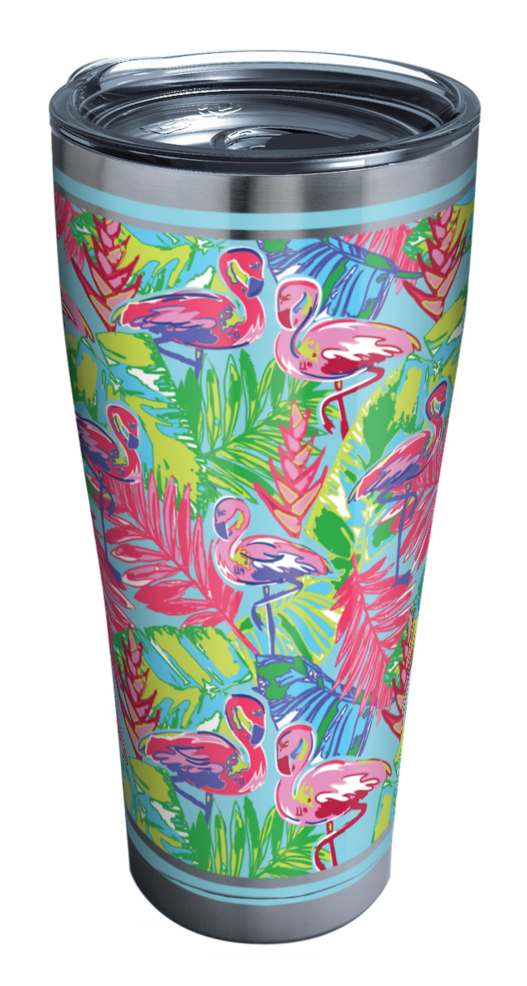 Tervis Triple Walled Bright Flamingo Pattern Insulated Tumbler Cup ...