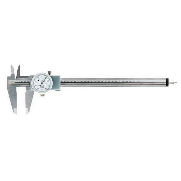 Tesa Brown & Sharpe Dial Caliper,Stainless Steel,White 00589045 ...
