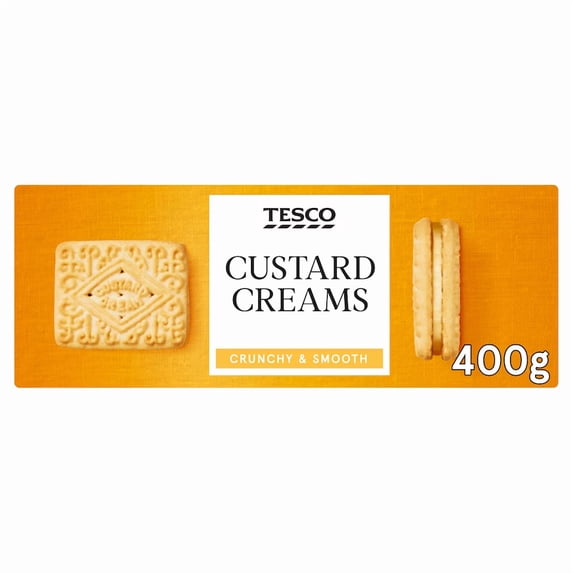 Tesco Custard Cream Biscuits 400G-SET OF 3 - Walmart.com