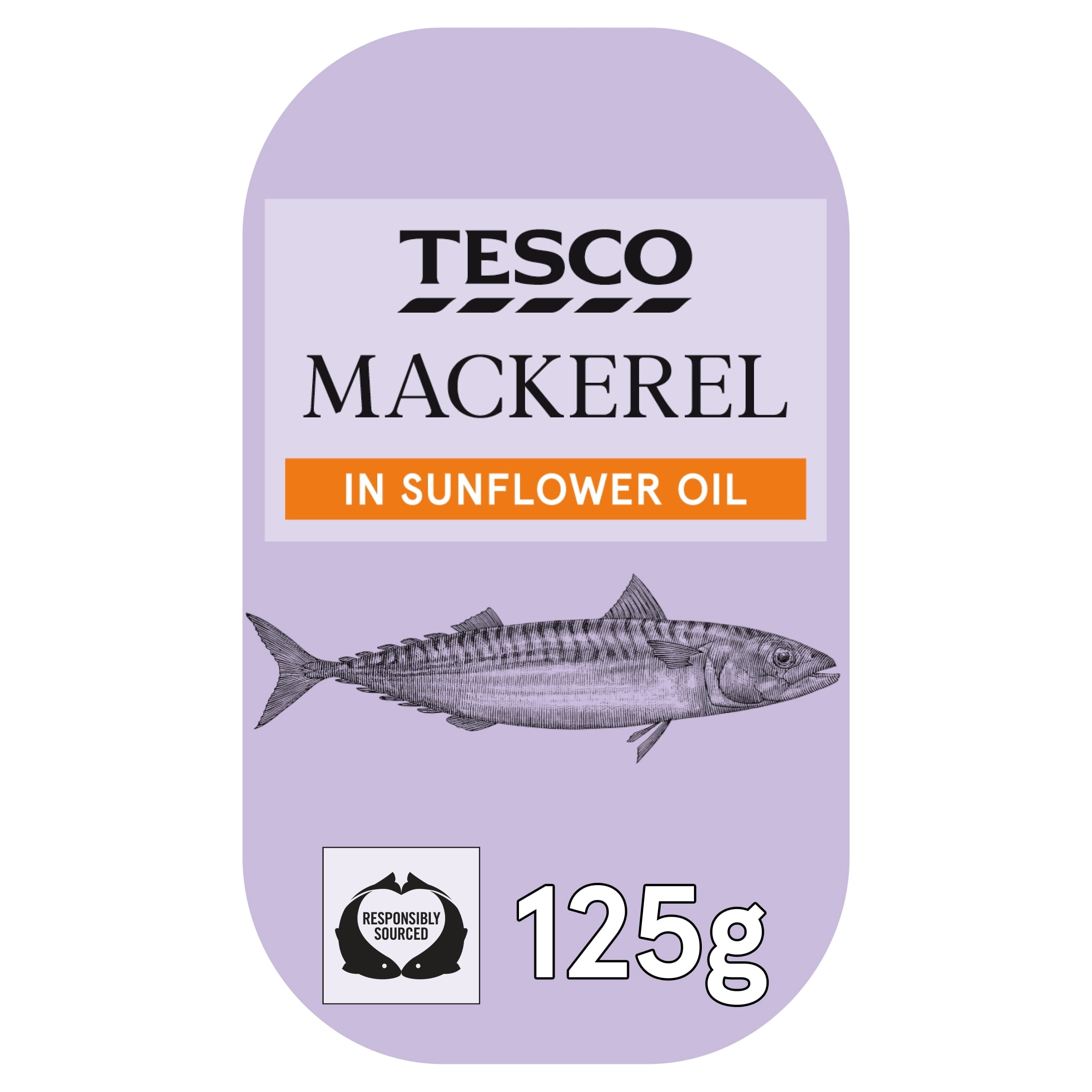 Tesco Mackerel in Sunflower Oil 125g, Imported from Britain - Walmart.com