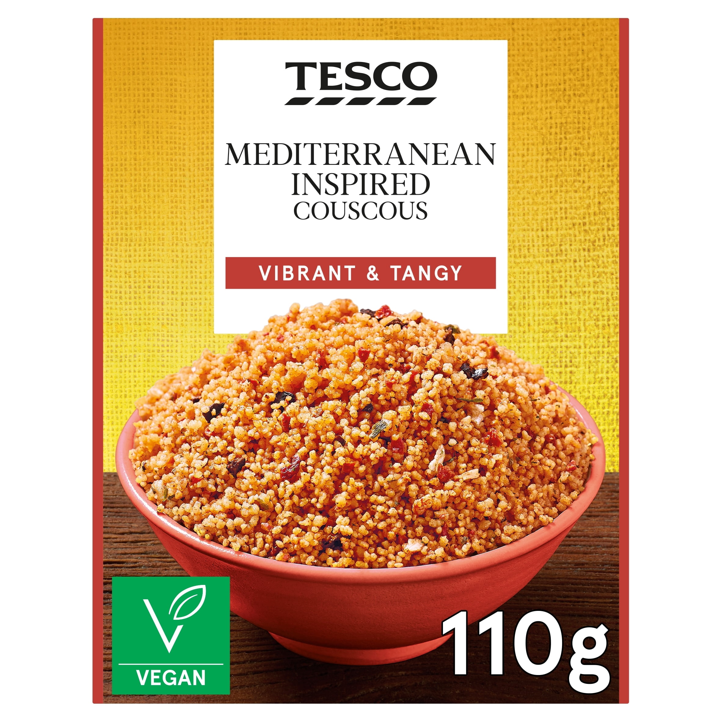 Tesco Mediterranean Style Couscous 110G, Imported from Britain ...