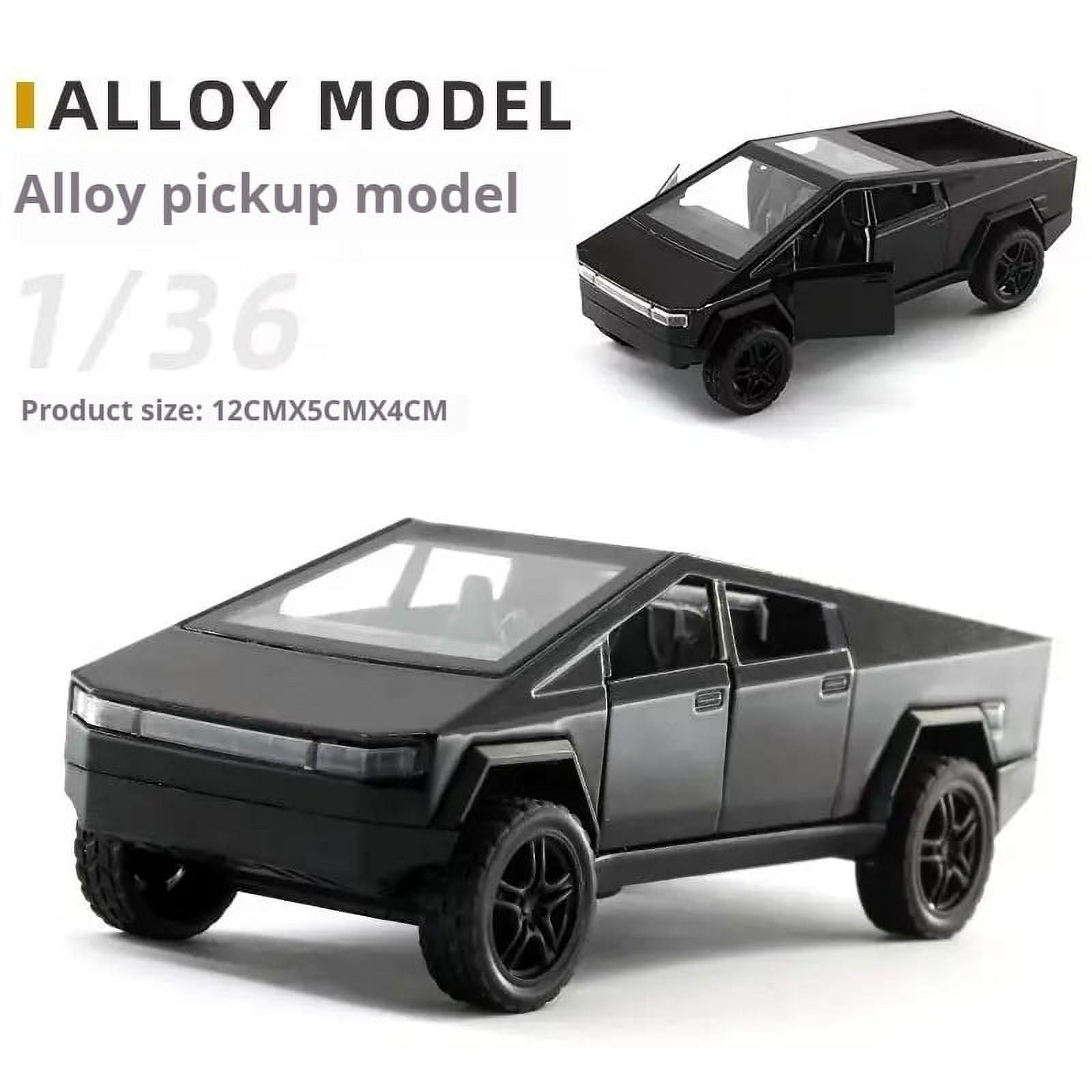 Tesla 1:36 Cybertruck Pickup SUV Alloy Car Model Diecast Metal Toy Off ...