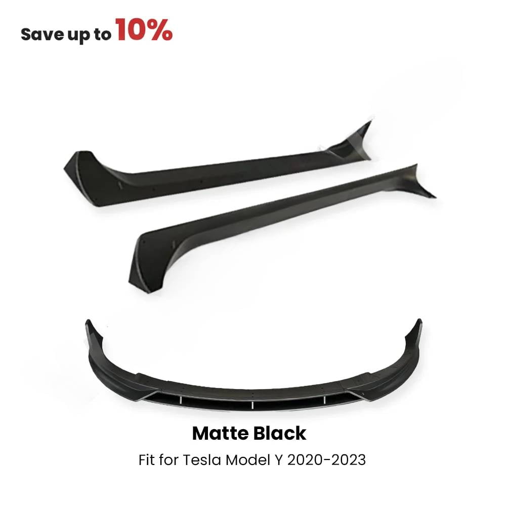 Tesla Body Kits For Model 3 Y 2017- 2023 Tunning Fast Aero Matte Black ...