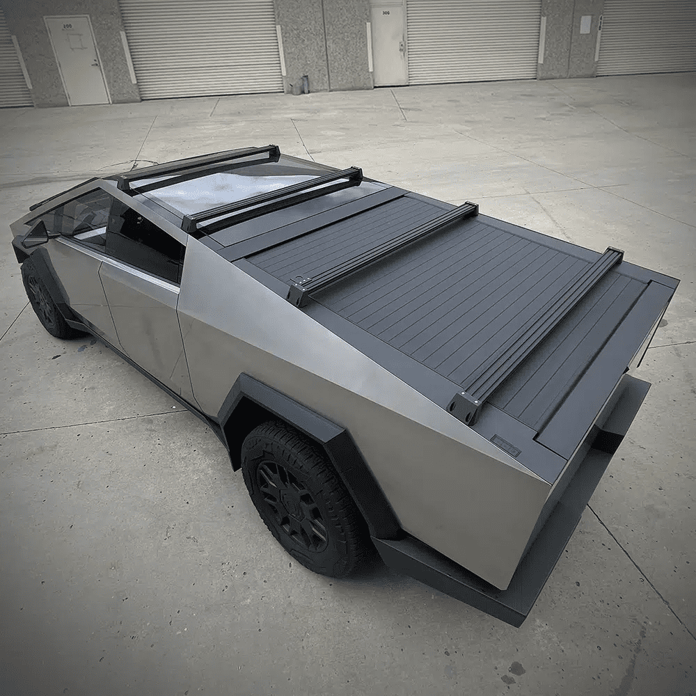 Tesla Cybertruck Roof Rack Heavy Duty Billet Aluminum Cross Bar #4 ...