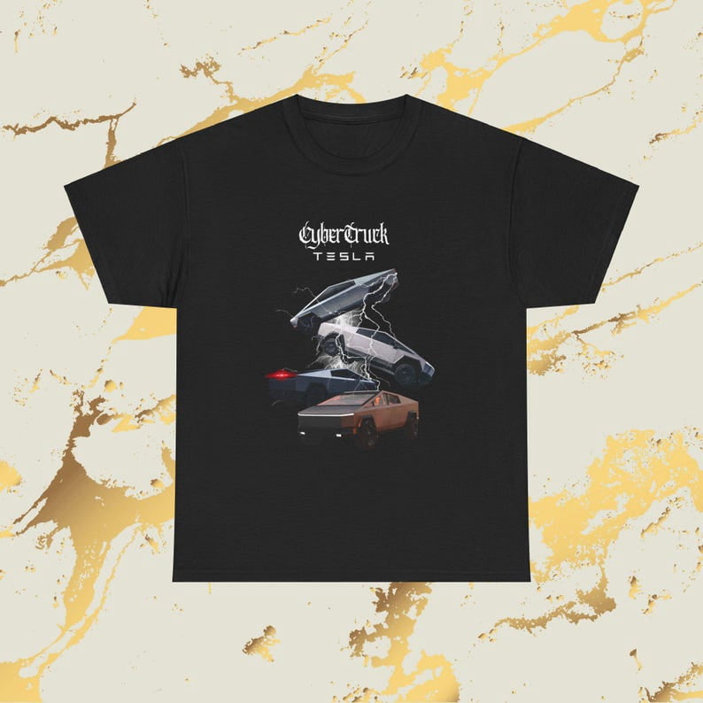 Tesla Cybertruck Shirt | Elon Musk Gift for Him | Electric Car Fan Tee ...